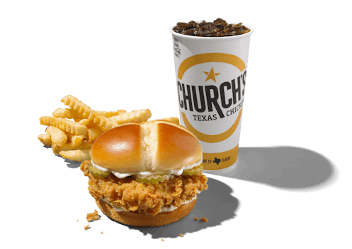 Church's chicken sandwich store